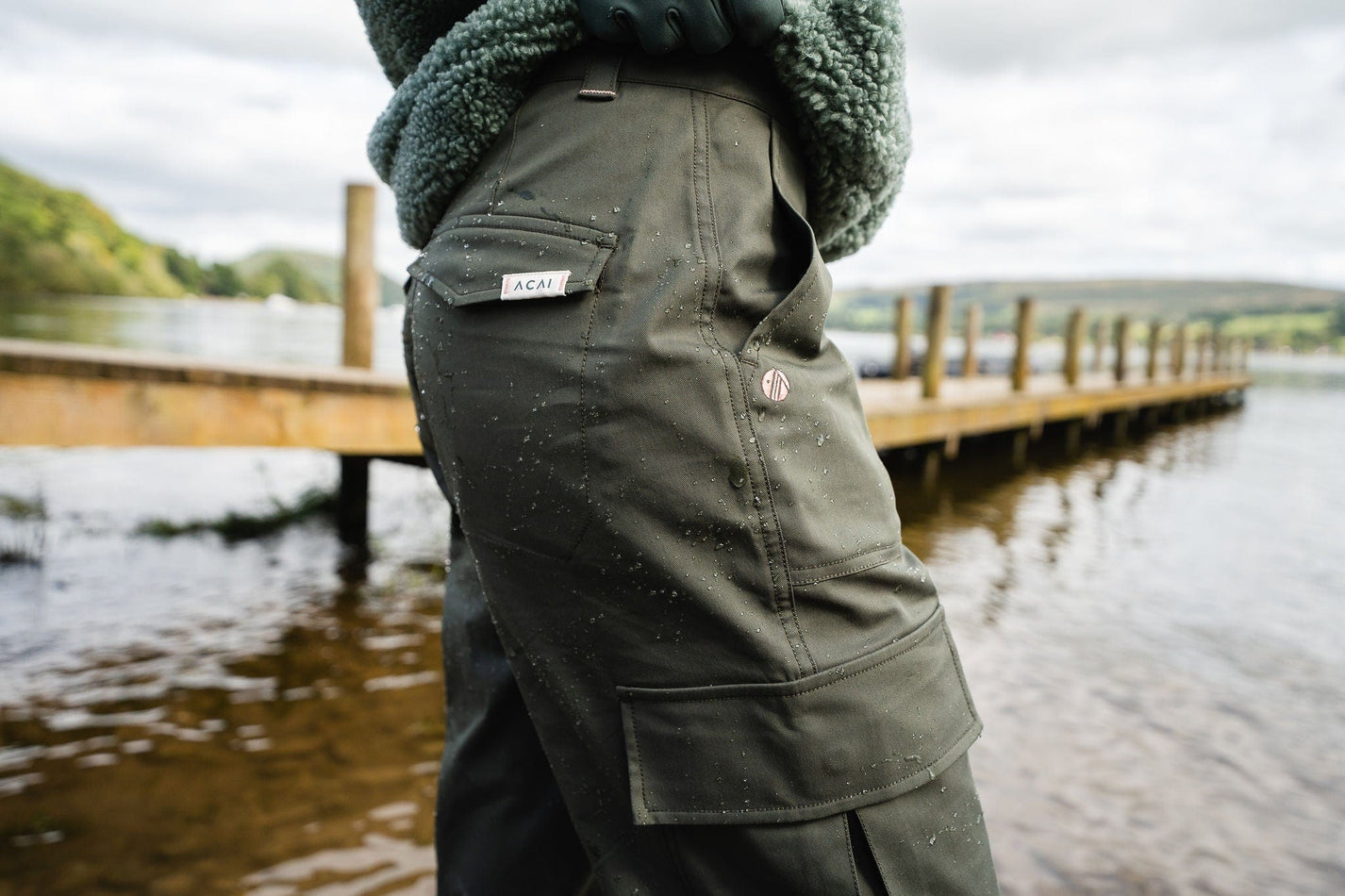 Womens Straight Leg Cargos | Deep Khaki | ACAI