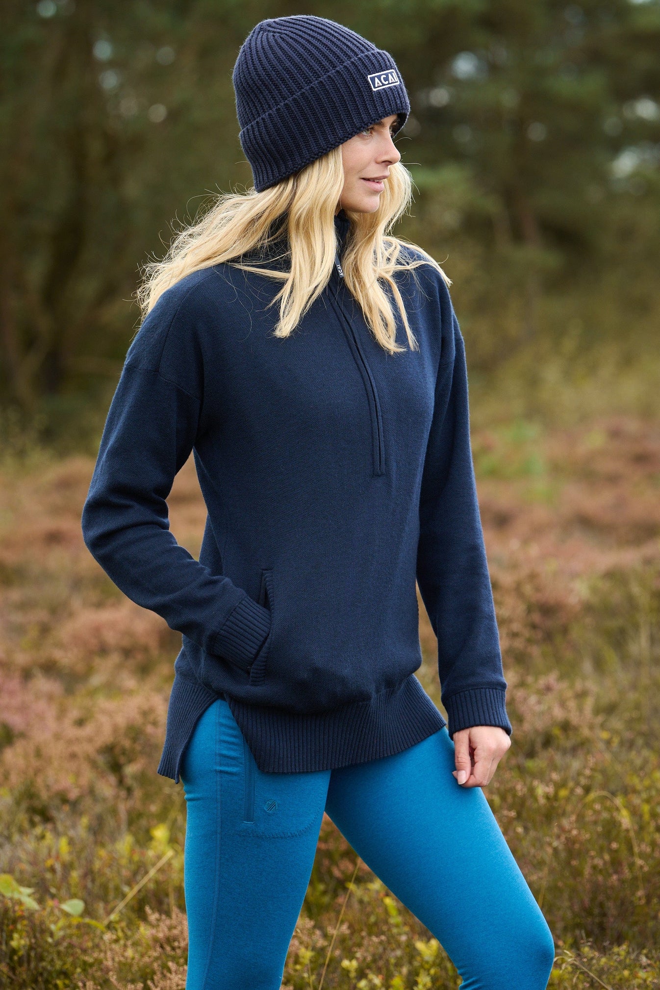 ACAI Outdoorwear | Women's Warm Winter Sweater With Wool & Pockets