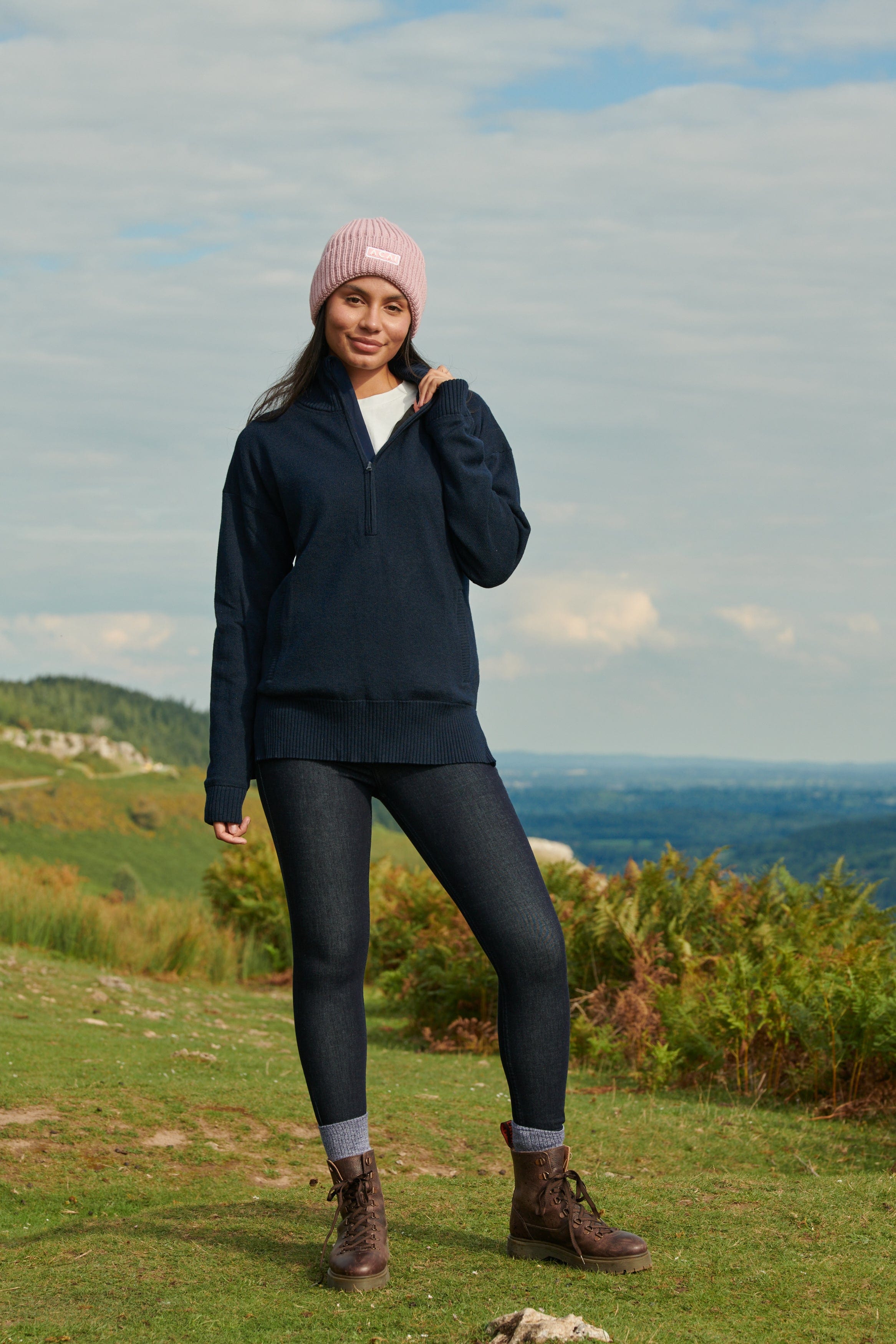 ACAI Outdoorwear | Women's Warm Winter Sweater With Wool & Pockets