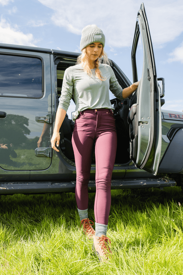 MAX Stretch Skinny Outdoor Trousers - Roasted Fig